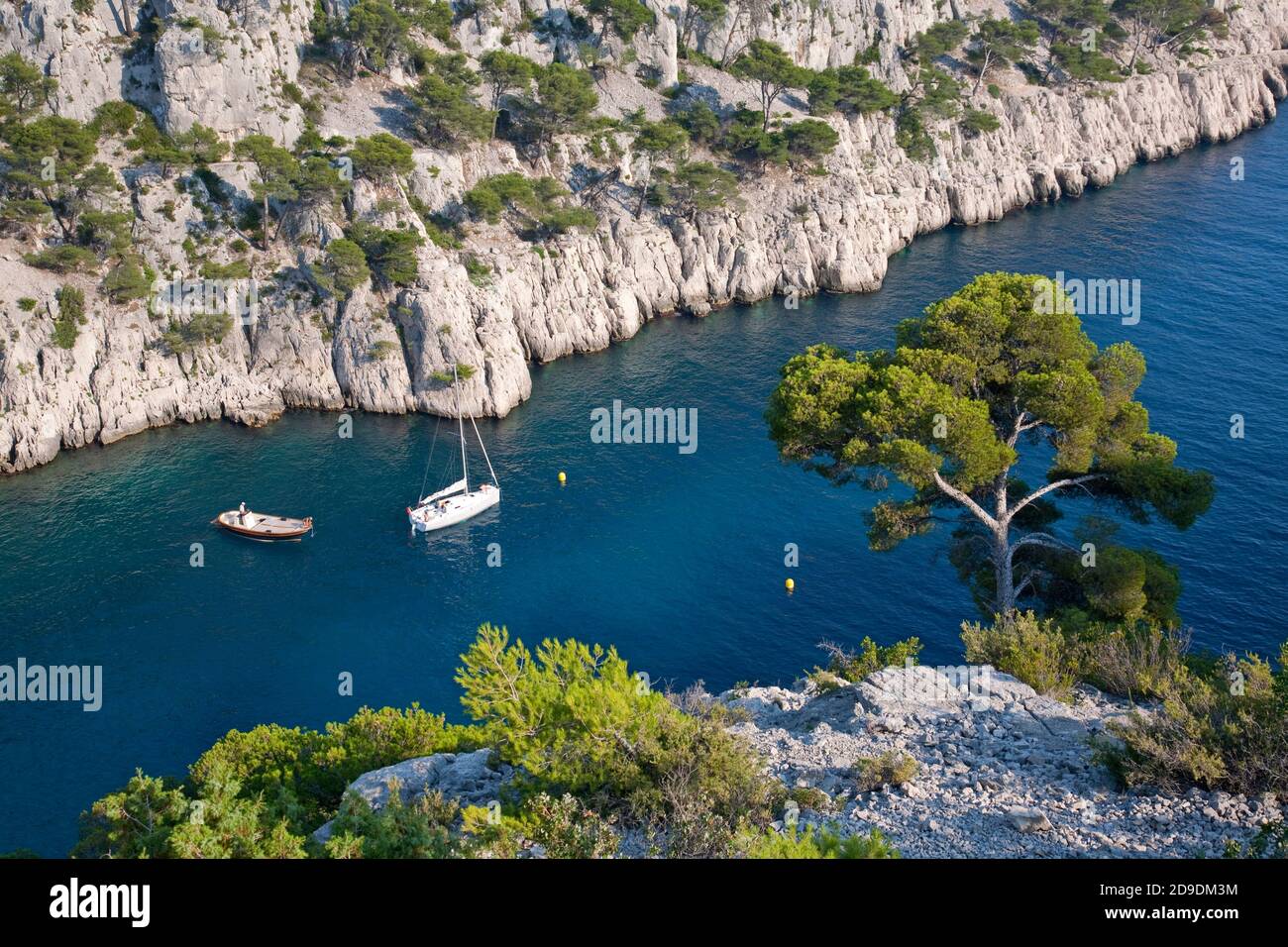 Geographie / Reisen, Frankreich, Cassis, Bucht Calanque en-Vau in ...