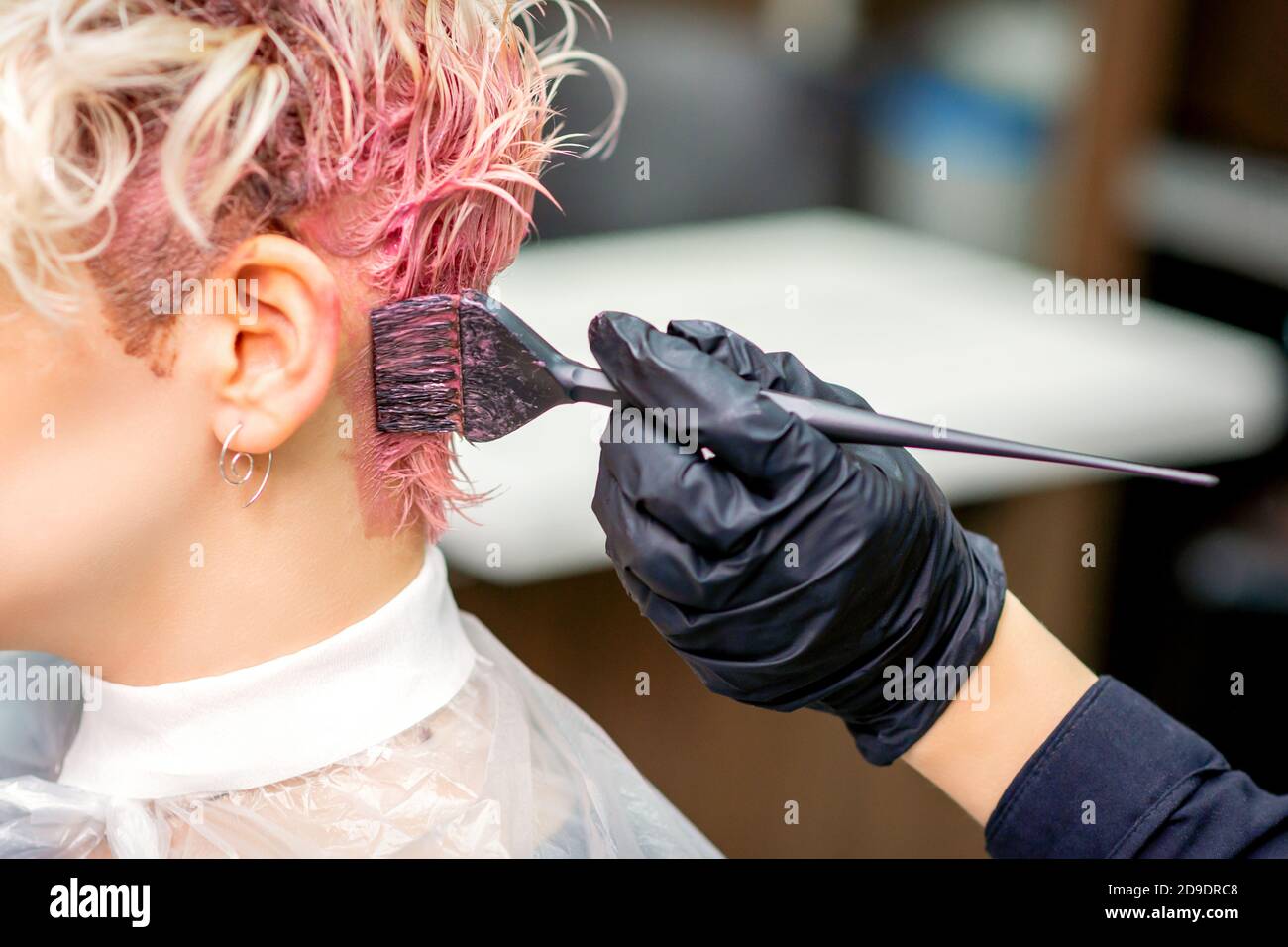 Brush Hair Dye Stockfotos und -bilder Kaufen - Alamy