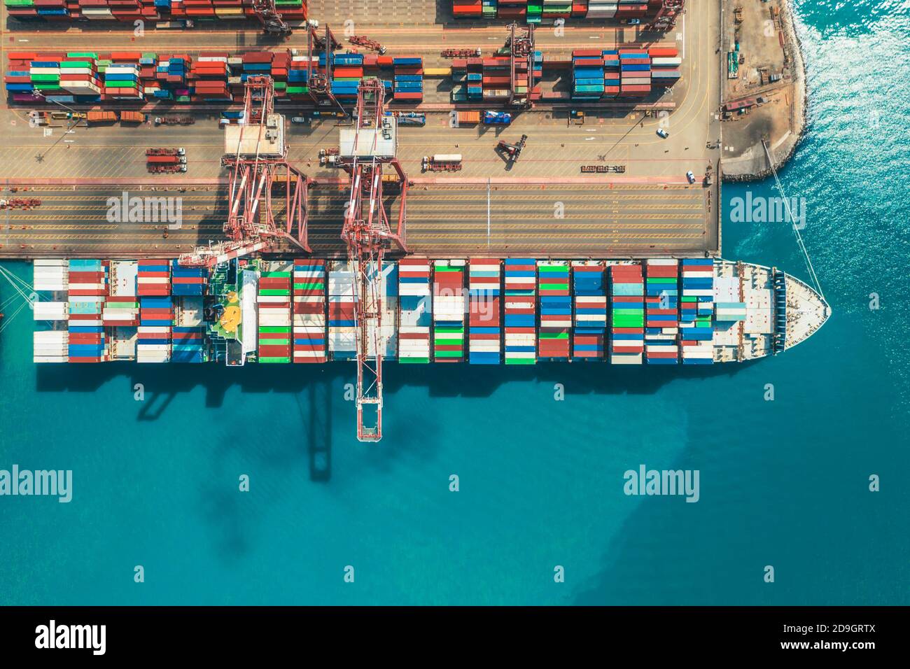 Hong Kong Container Terminal Stockfotos und -bilder Kaufen - Alamy