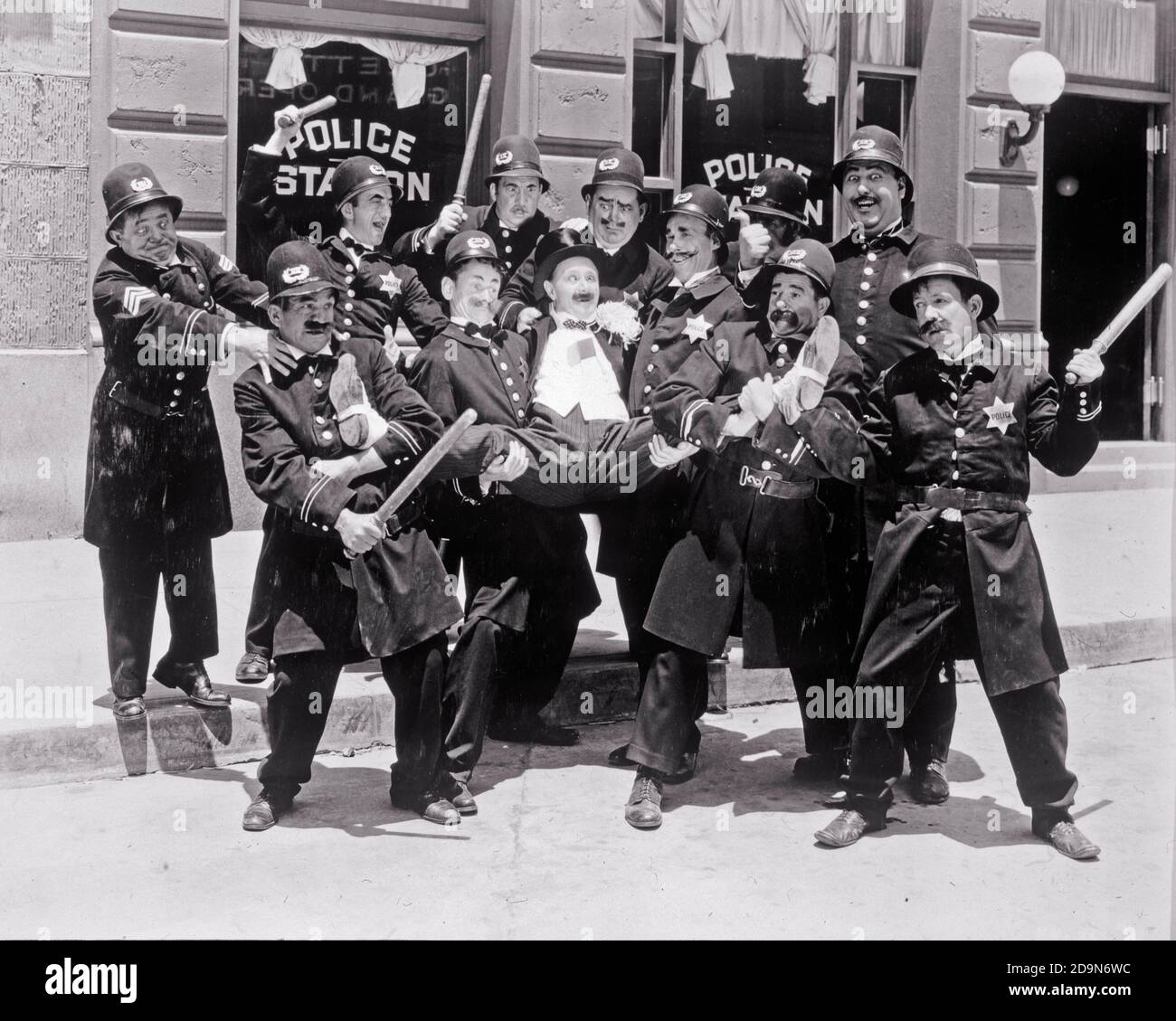 1910ER 1912-1917 KEYSTONE COPS UND BEN TURPIN MACK SENNET HOLLYWOOD ...