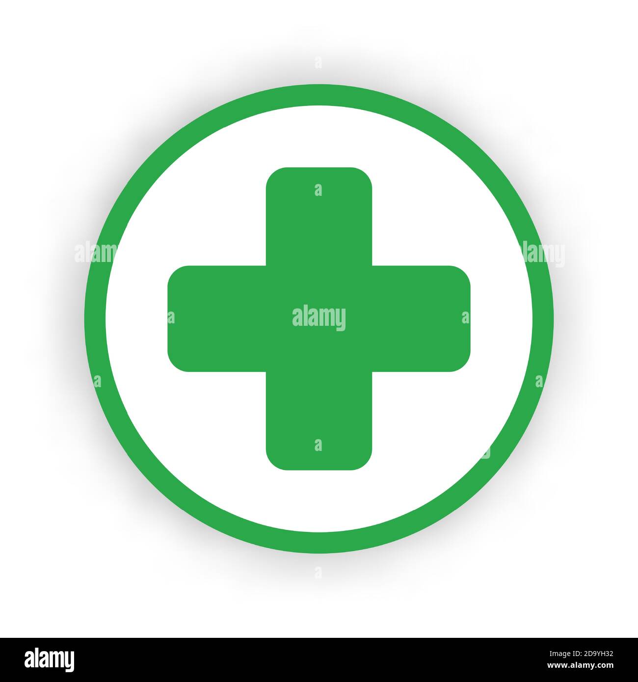 Medizinisches krankenhaus klinik symbol symbol Stock-Vektorgrafiken ...