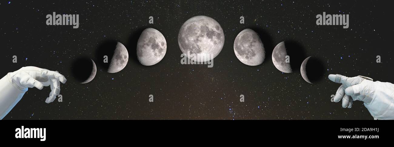 Mondphasen kalender -Fotos und -Bildmaterial in hoher Auflösung – Alamy