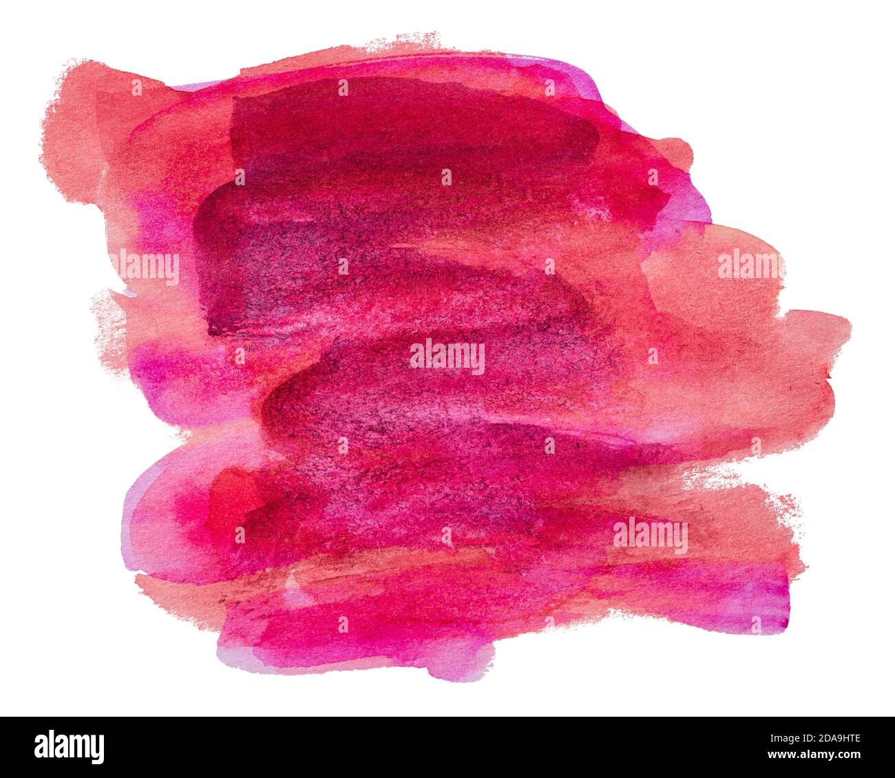 Abstrakte Hand gezeichnet Aquarell Pinsel Pinselstriche Hintergrund ...