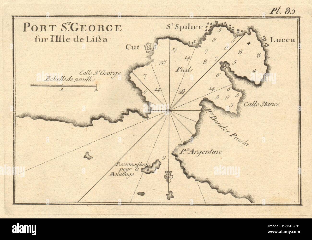 Mappa dell'isola di vis -Fotos und -Bildmaterial in hoher Auflösung – Alamy