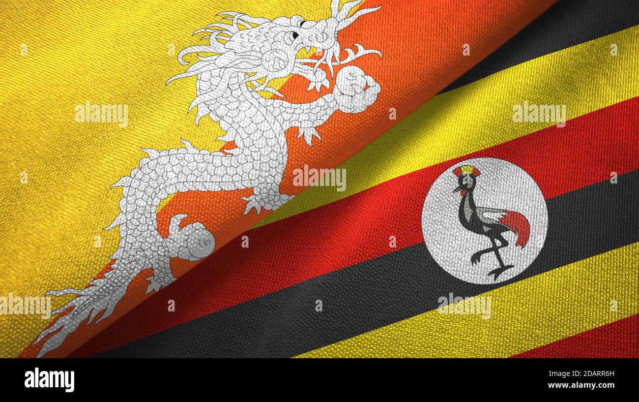Bhutan uganda flagge -Fotos und -Bildmaterial in hoher Auflösung – Alamy