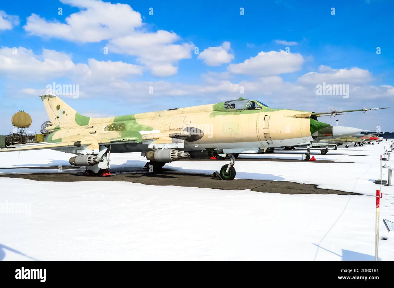 Sukhoi Su-20 der DDR-Luftwaffe im Militärhistorischen Museum in Berlin ...