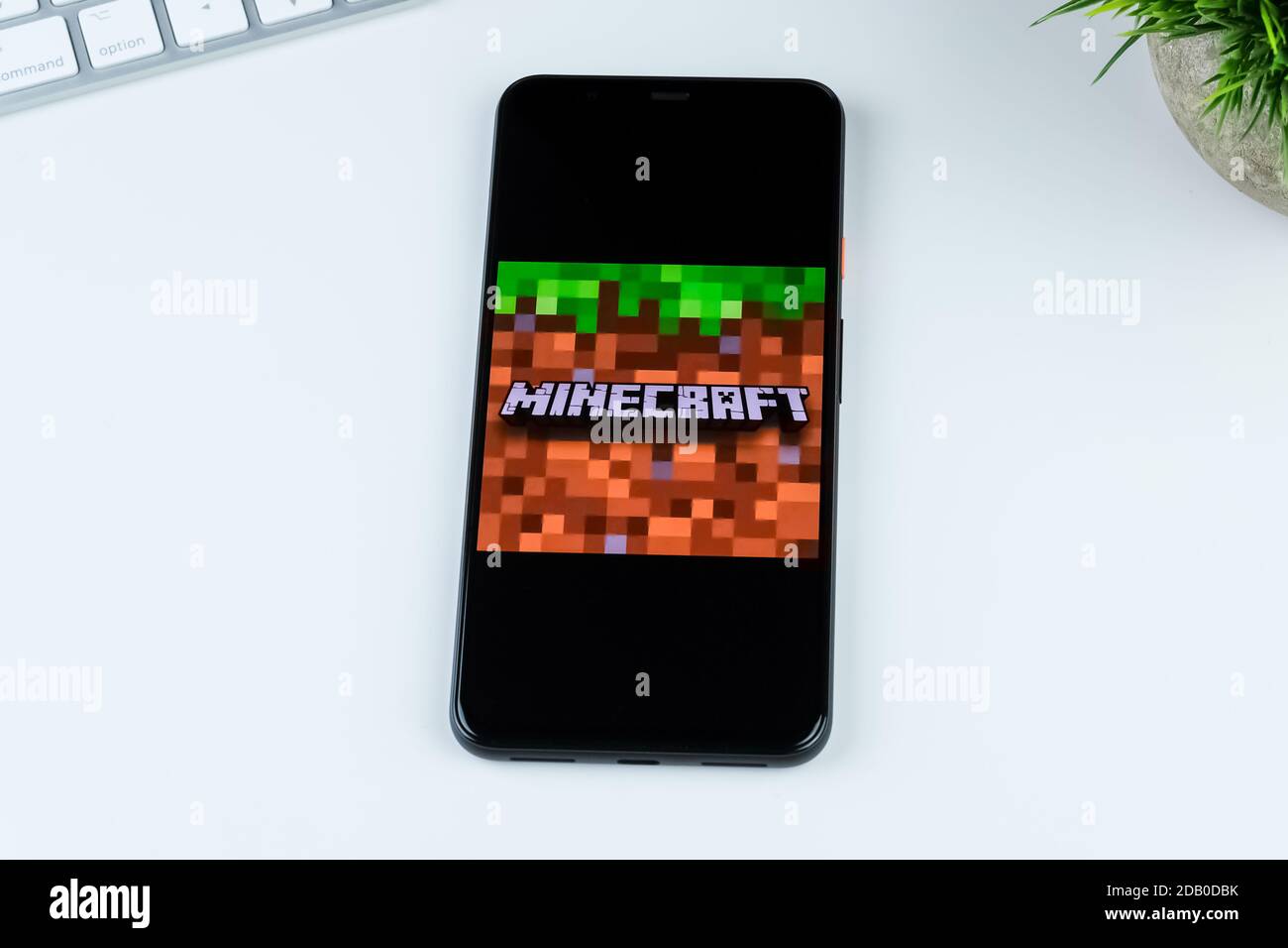 Minecraft Logo Stockfotos und -bilder Kaufen - Alamy