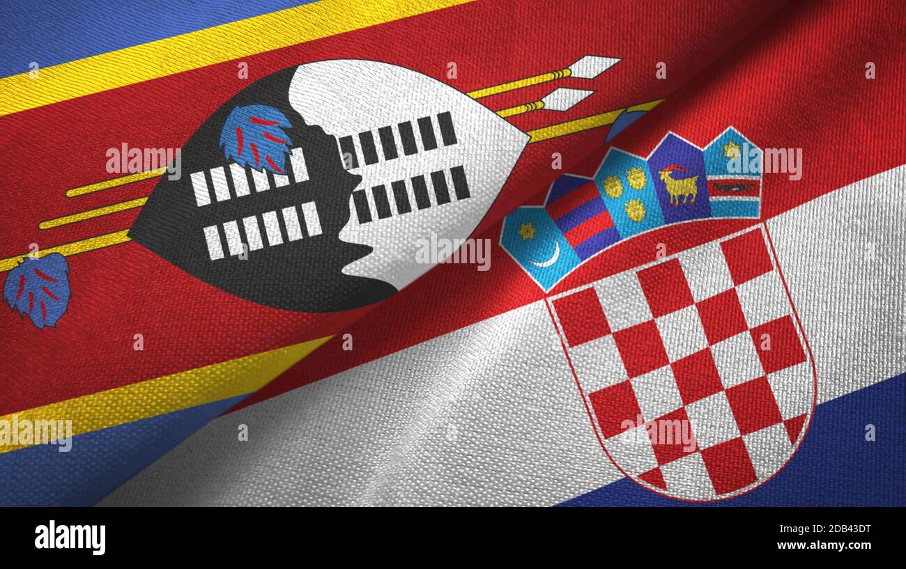 Kroatien eswatini flagge -Fotos und -Bildmaterial in hoher Auflösung ...