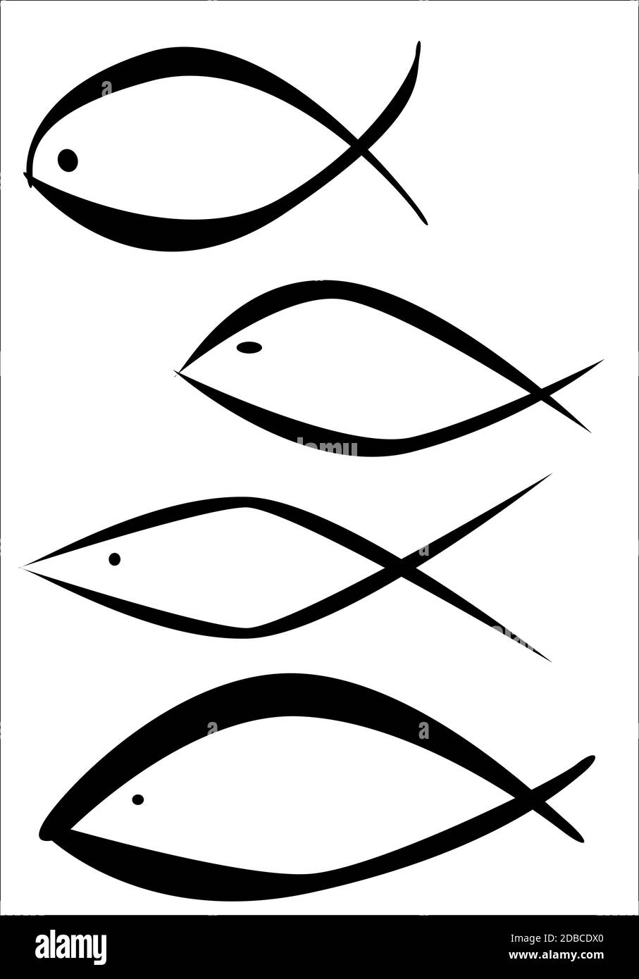 Christliches fischsymbol christliches symbol -Fotos und -Bildmaterial ...