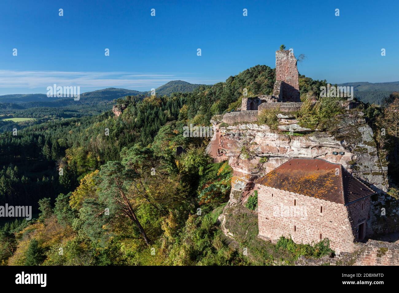 Burgruine altdahn -Fotos und -Bildmaterial in hoher Auflösung – Alamy