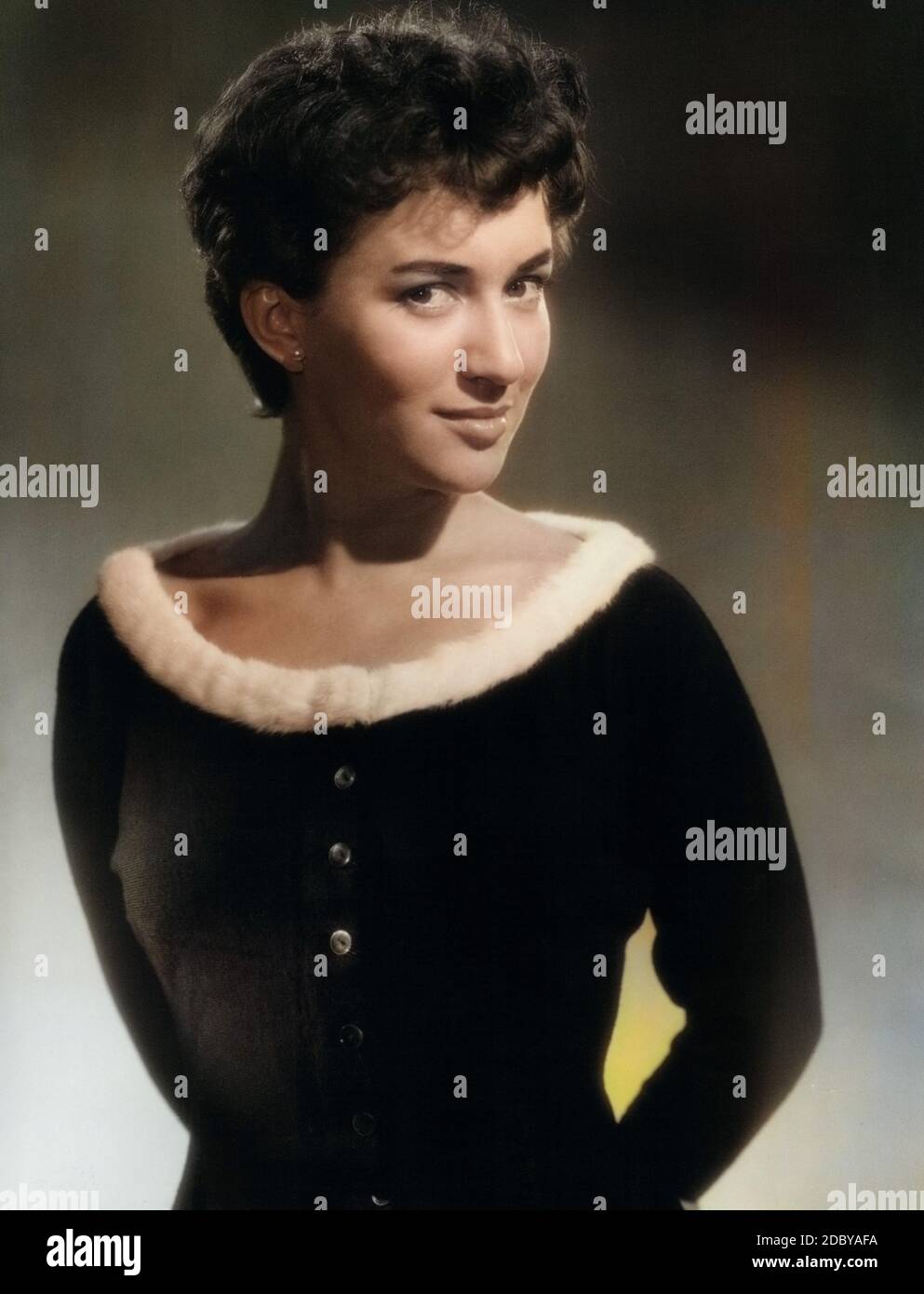 Ursula Lingen, English österreichischen Bühnen- und Filmschauspielerin, Deutschland Mitte 1950er ...