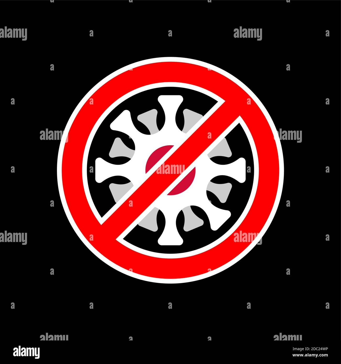 Japanisches stoppschild Stock-Vektorgrafiken kaufen - Alamy