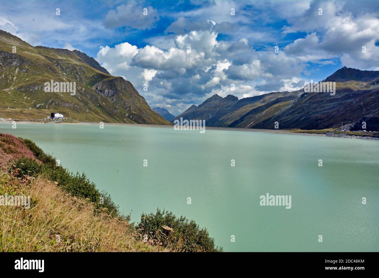 Der Silvretta Stausee in den Silvretta Bergen Stockfotografie - Alamy