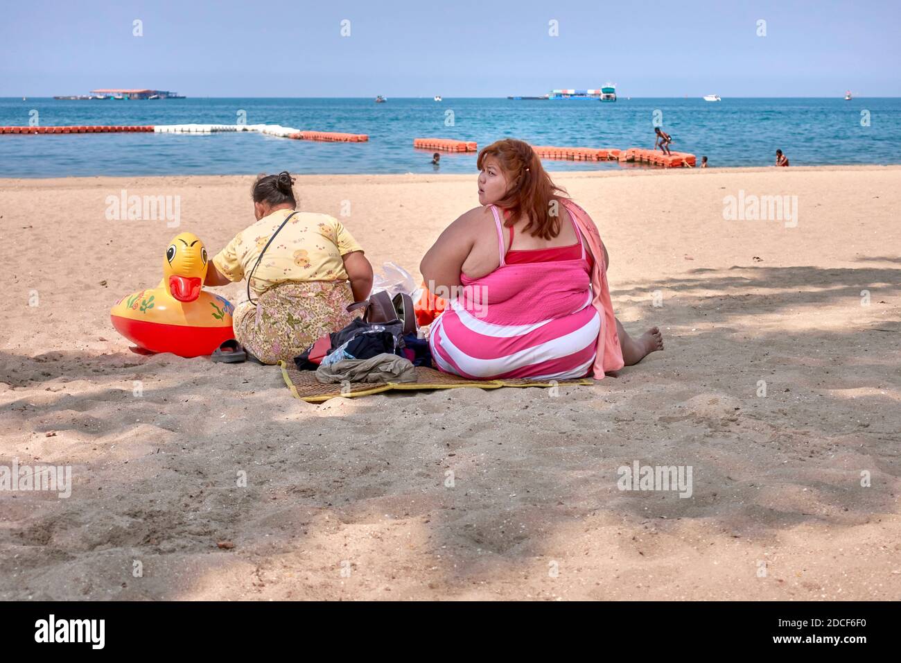 Fat Women In Beach
