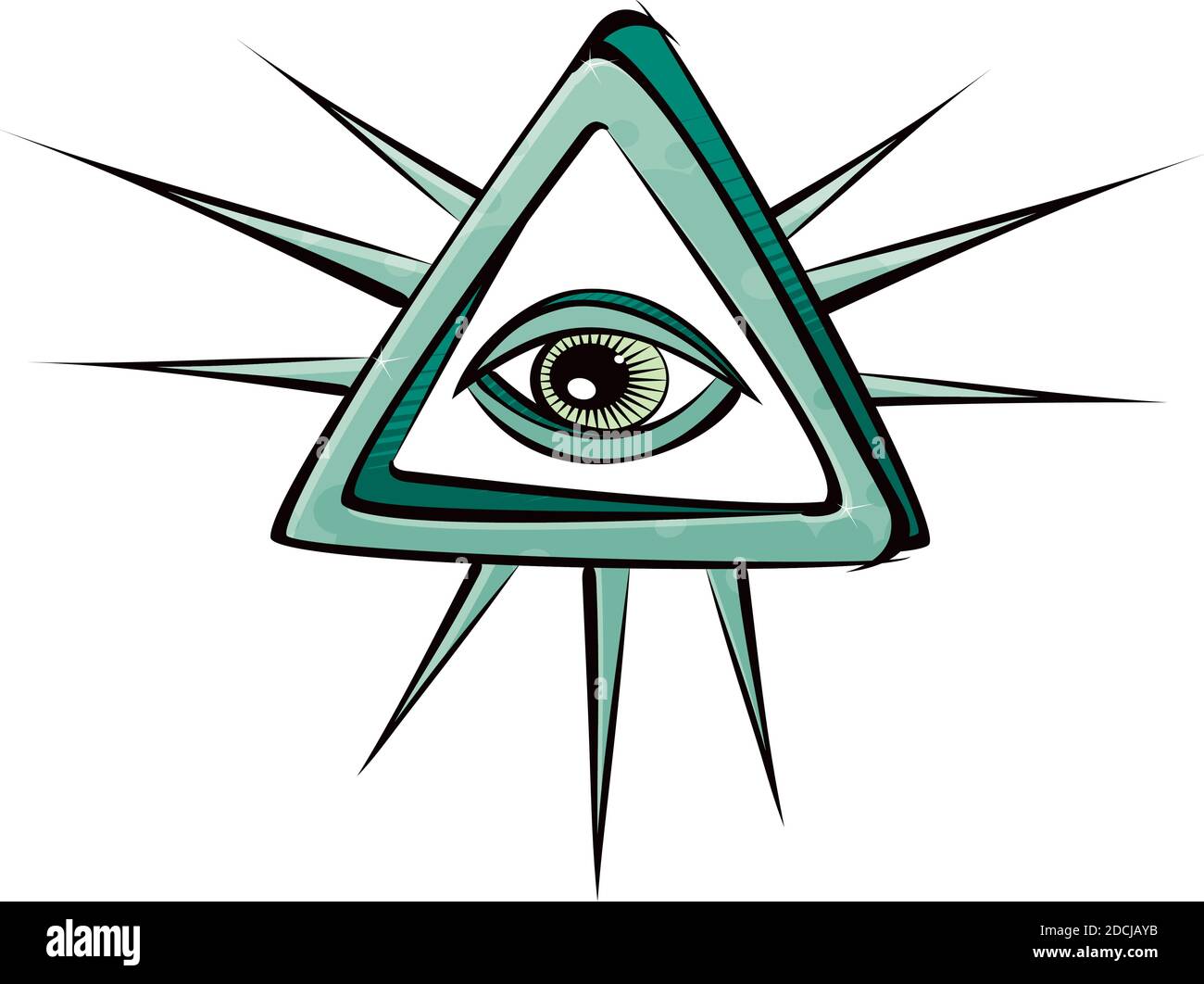 Allsehendes auge gottes Ausgeschnittene Stockfotos und -bilder - Alamy