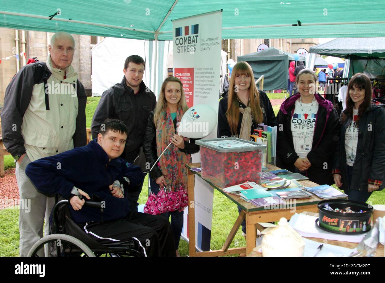 Combat Stress Summer Fete at Hollybush House der Combat Stress stnd mit ...