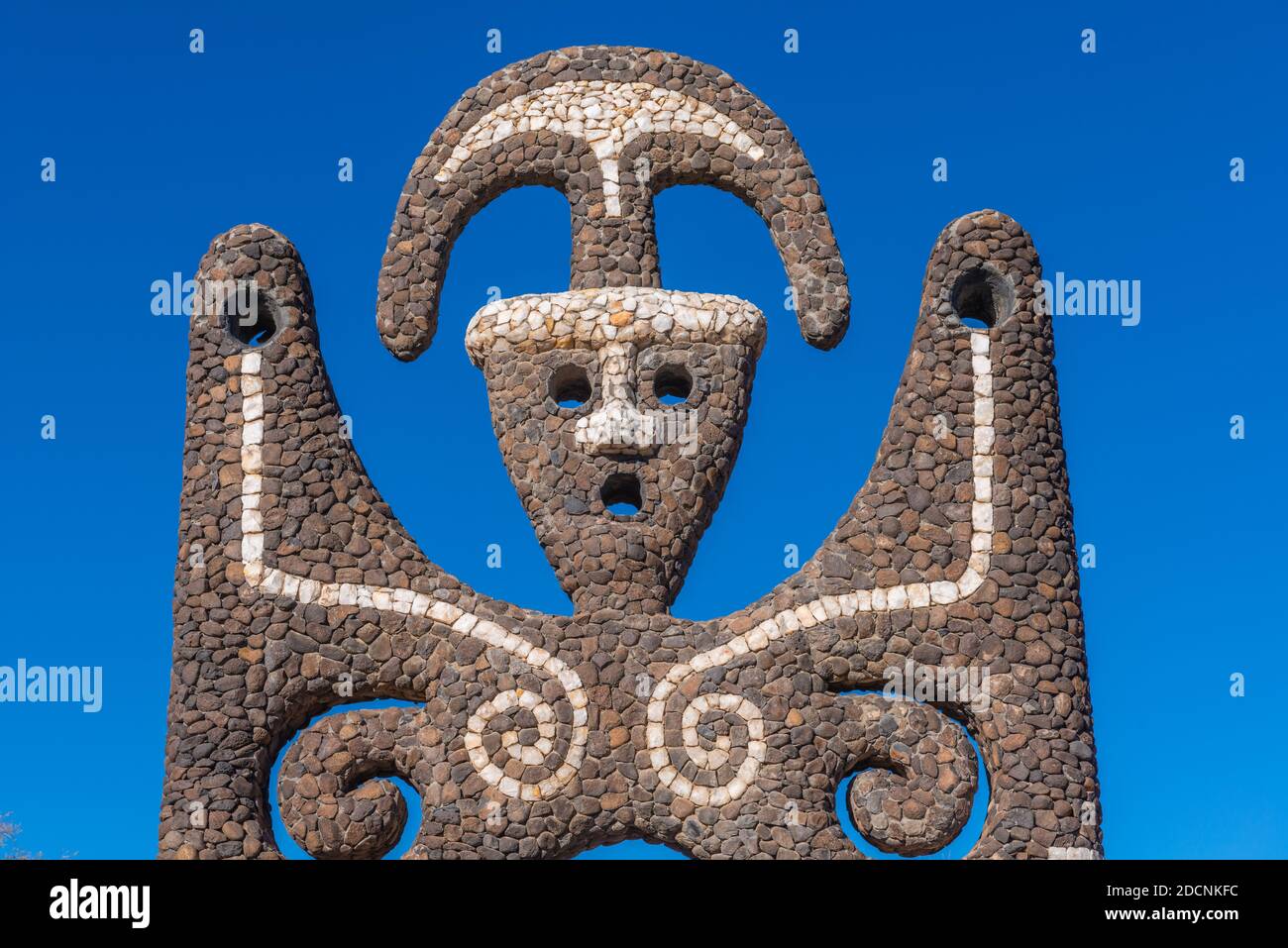 Die Maske Máscara de la Pachamama, Museo de la Pachamama, Amaichá del ...