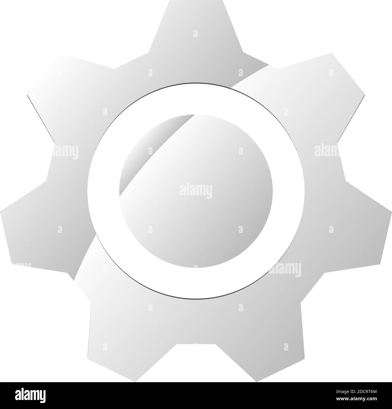 Zahnrad, Zahnrad, Zahnradsymbol, Symbol und Logo. Setup, Anpassung ...