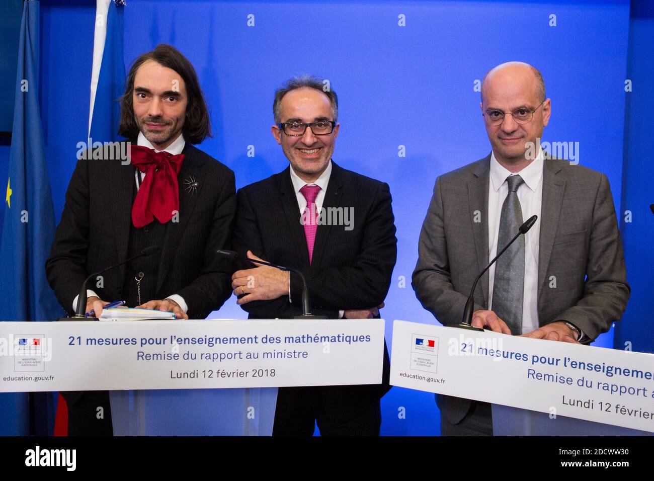 Präsentation des Berichts über die mathematische Mission unter Leitung ...