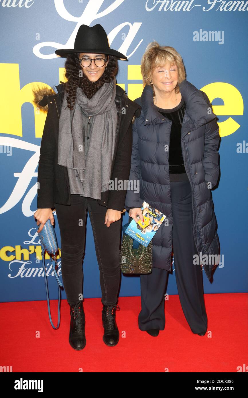 Daniele Thompson et son assistante Lina Jamil lors de la Premiere de ...