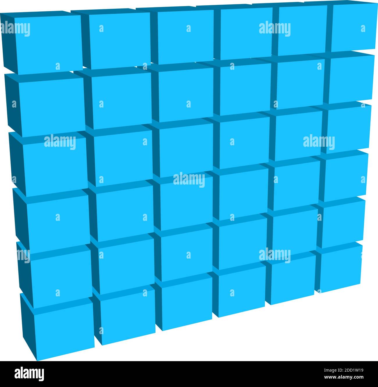 Wand, Block, Barrikade Konzeptgrafik. Mauerwerk, Mauerwerk, Hindernis ...