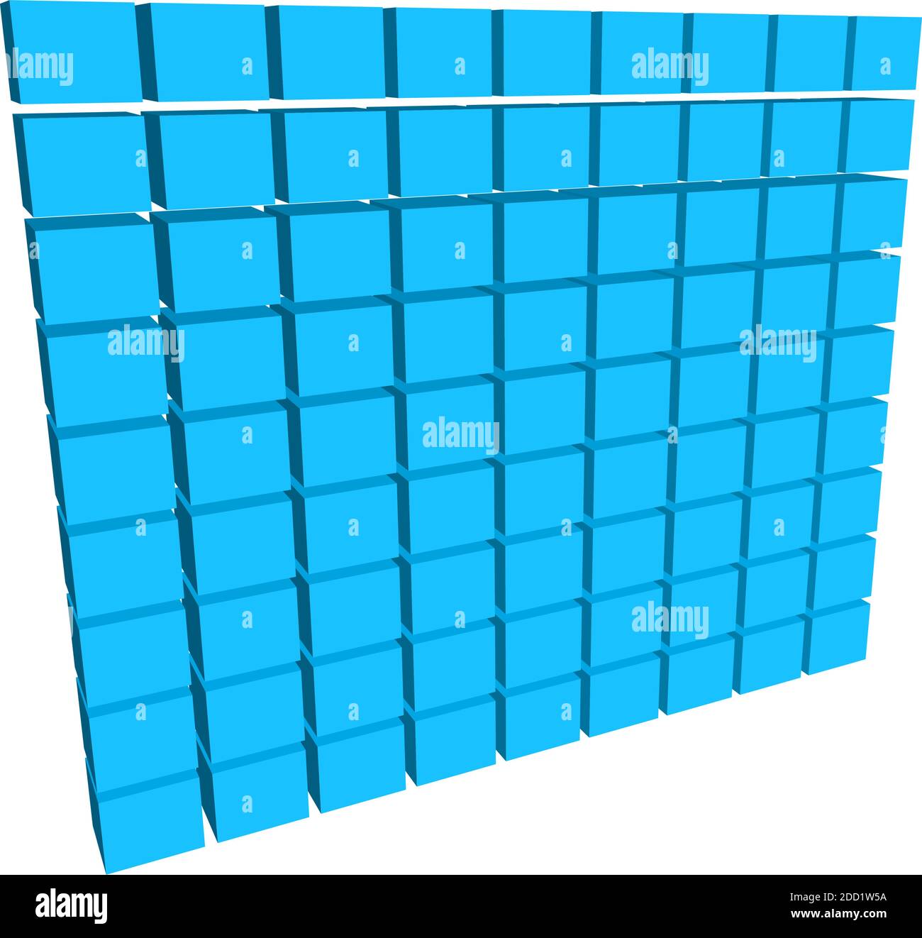 Wand, Block, Barrikade Konzeptgrafik. Mauerwerk, Mauerwerk, Hindernis ...