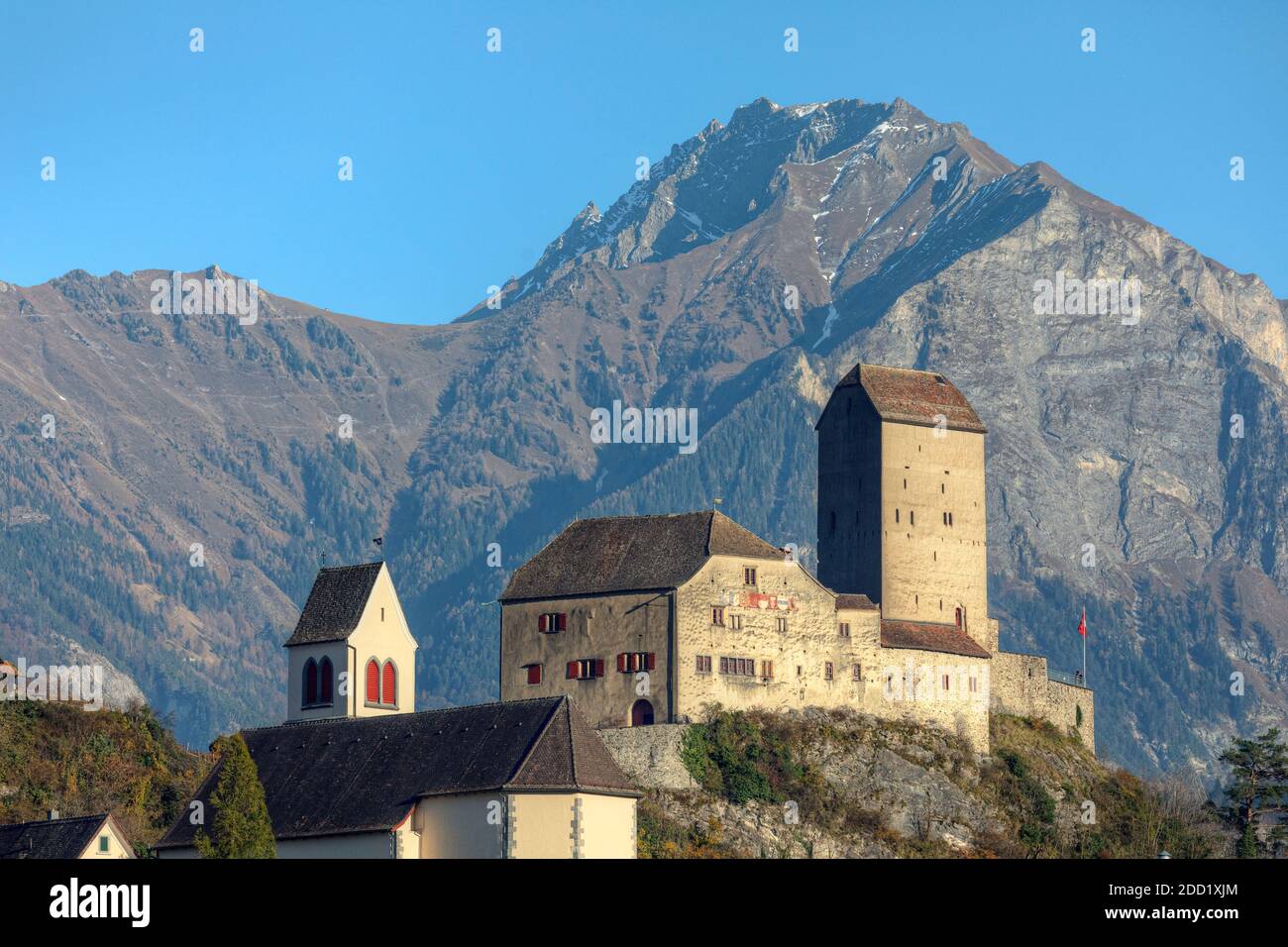 Sargans Sargans Castle Stockfotos und -bilder Kaufen - Alamy