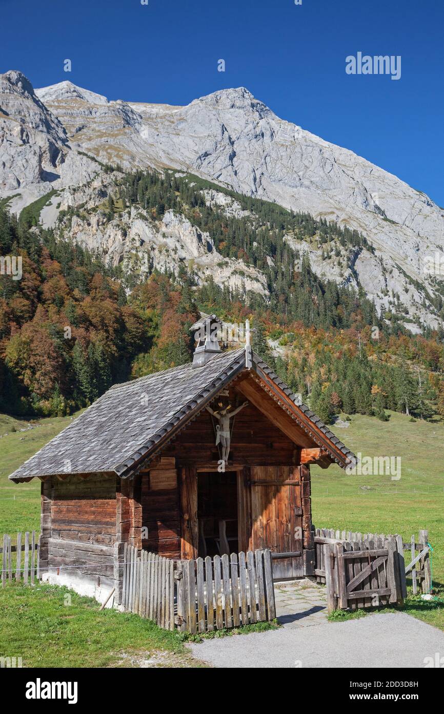 Geographie / Reisen, Österreich, Tirol, Hinterriss, Kapelle die Engalm ...