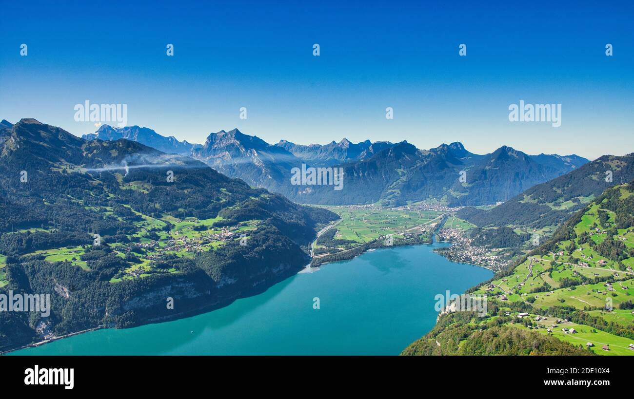 Amden Mit Walensee und Glarner Alpen Stockfotos und -bilder Kaufen - Alamy