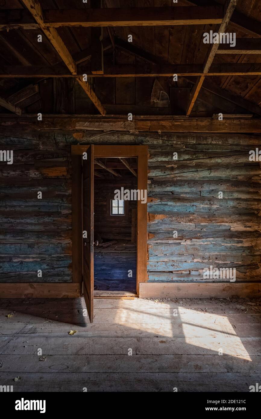 Ranch House Interior in Caroline Lockhart Historic Ranch Site in ...