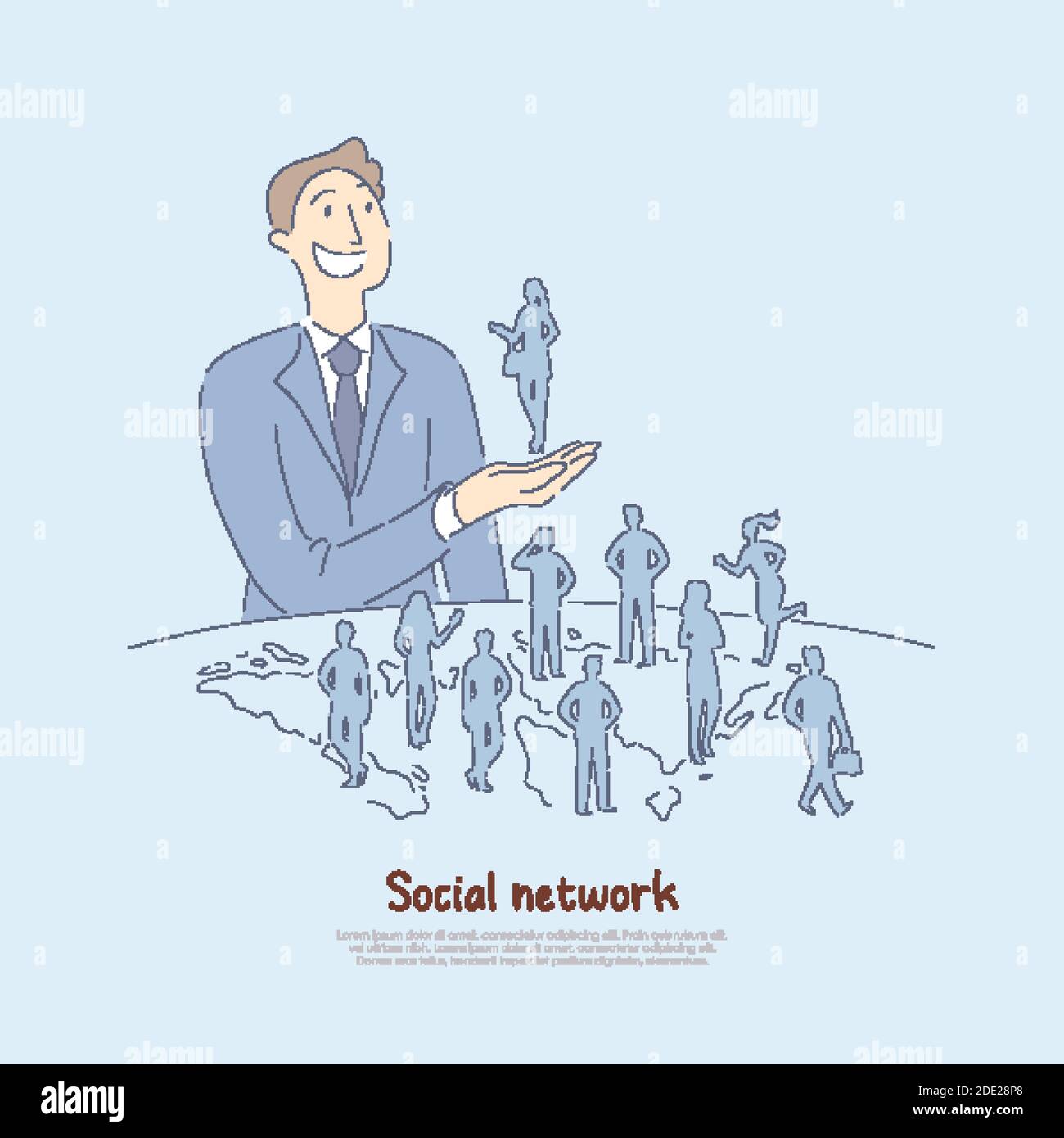 Glücklicher Mann hält Frau in der Hand, Geschäft Online-Verbindung mit ...