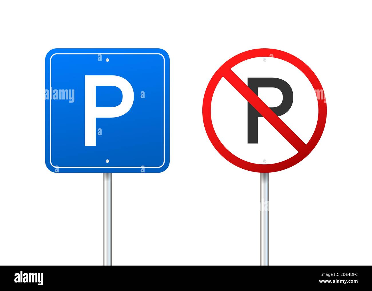 Blaue zone parken Stock-Vektorgrafiken kaufen - Alamy