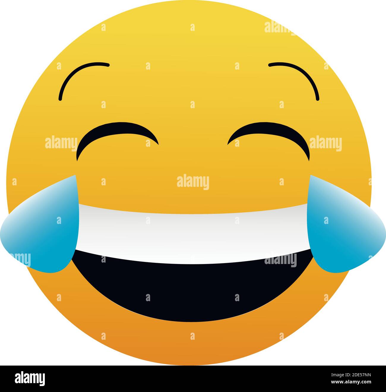 Lachen zu tränen smiley Ausgeschnittene Stockfotos und -bilder - Alamy