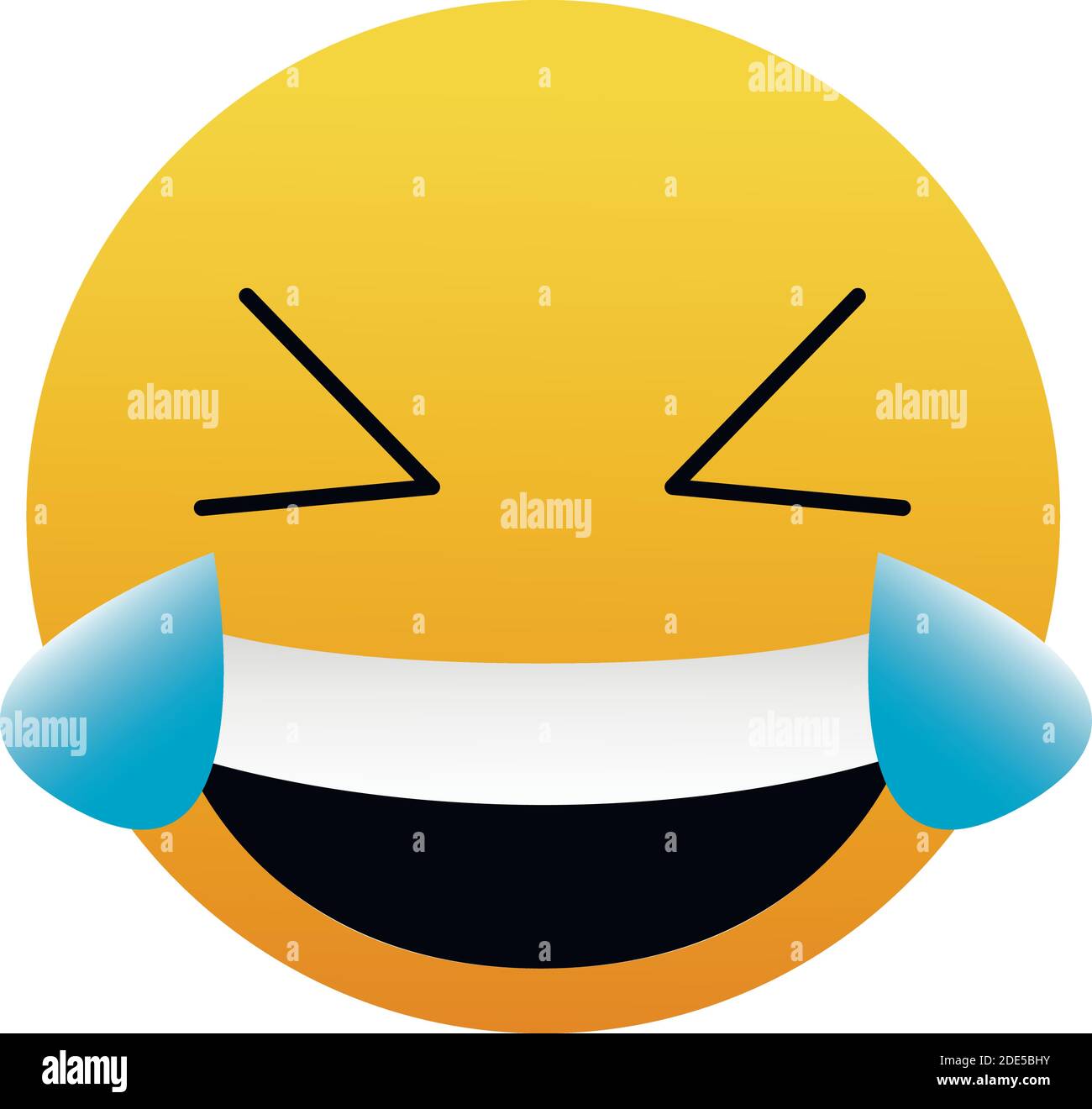 Lachen zu tränen smiley Ausgeschnittene Stockfotos und -bilder - Alamy