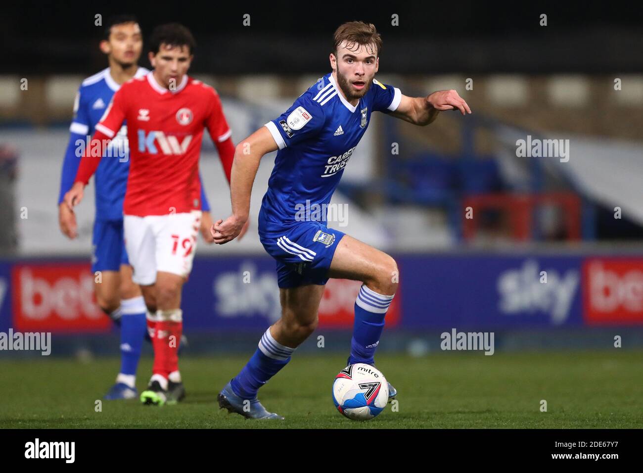 Aaron Drinan of Ipswich Town - Ipswich Town / Charlton Athletic, Sky ...