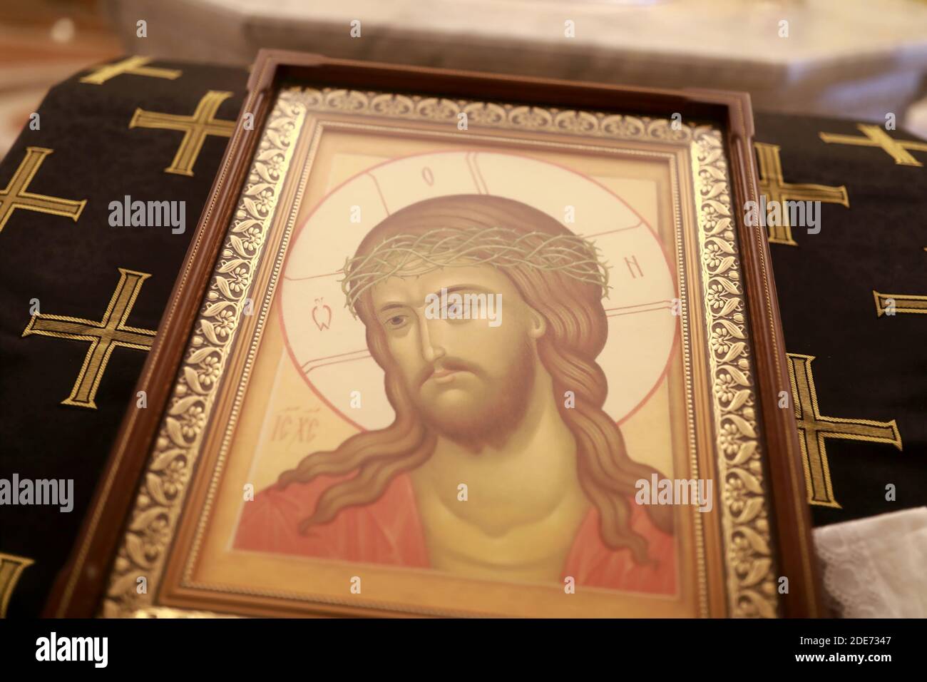 Christ Jesus Symbol Icon Stockfotos und -bilder Kaufen - Alamy