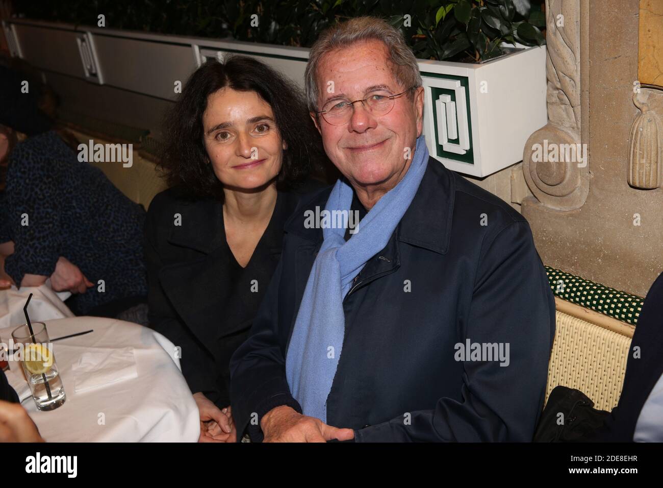 Jean-Louis Debre et sa femme Valerie Bochenek lors de la soiree de ...