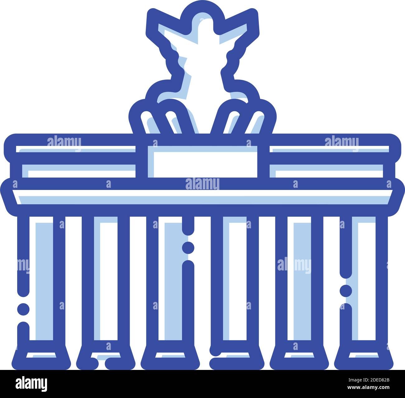 Brandenburger tor berlin deutschland Ausgeschnittene Stockfotos und ...