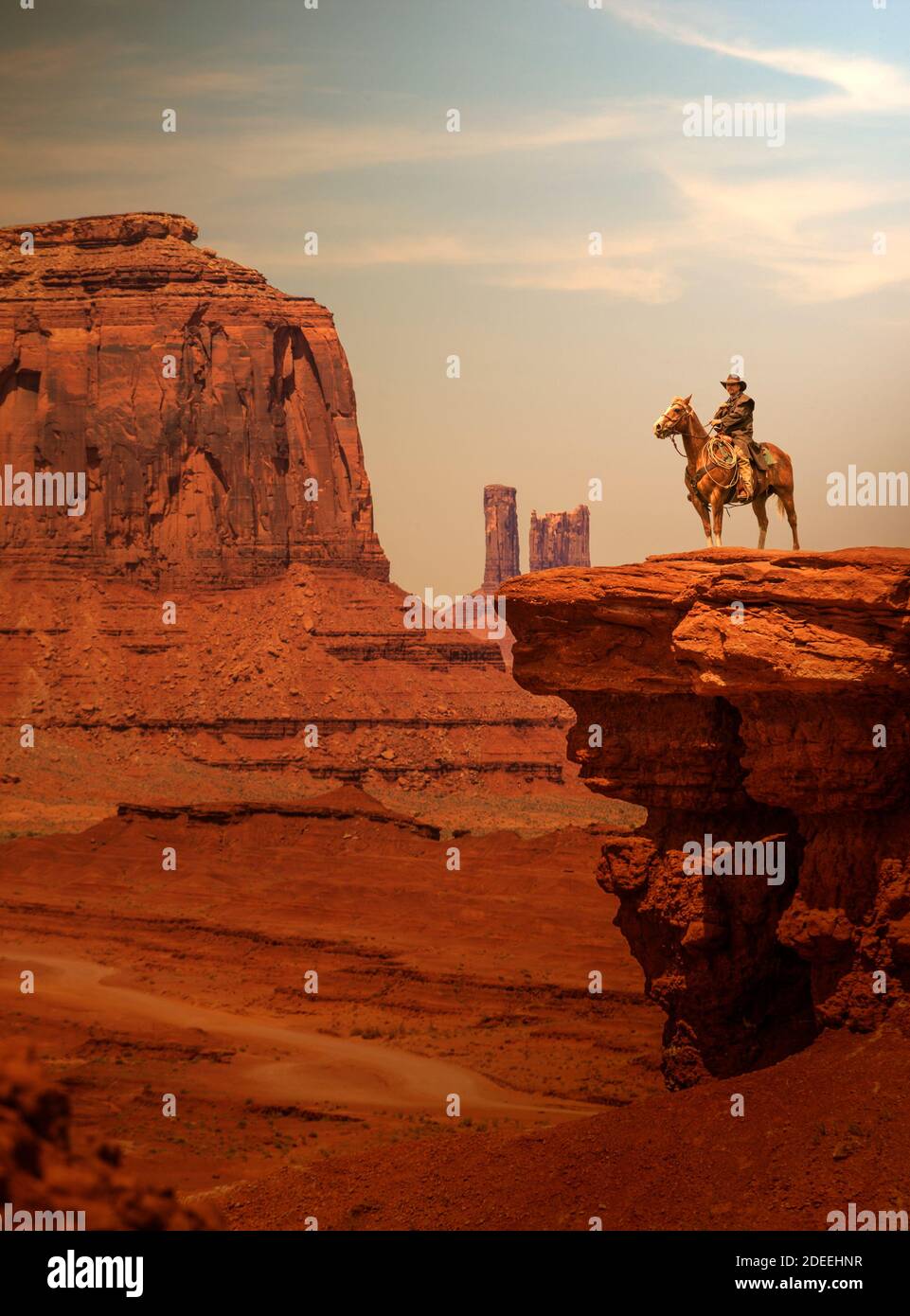 Cowboy Denkmal Stockfotos und -bilder Kaufen - Alamy