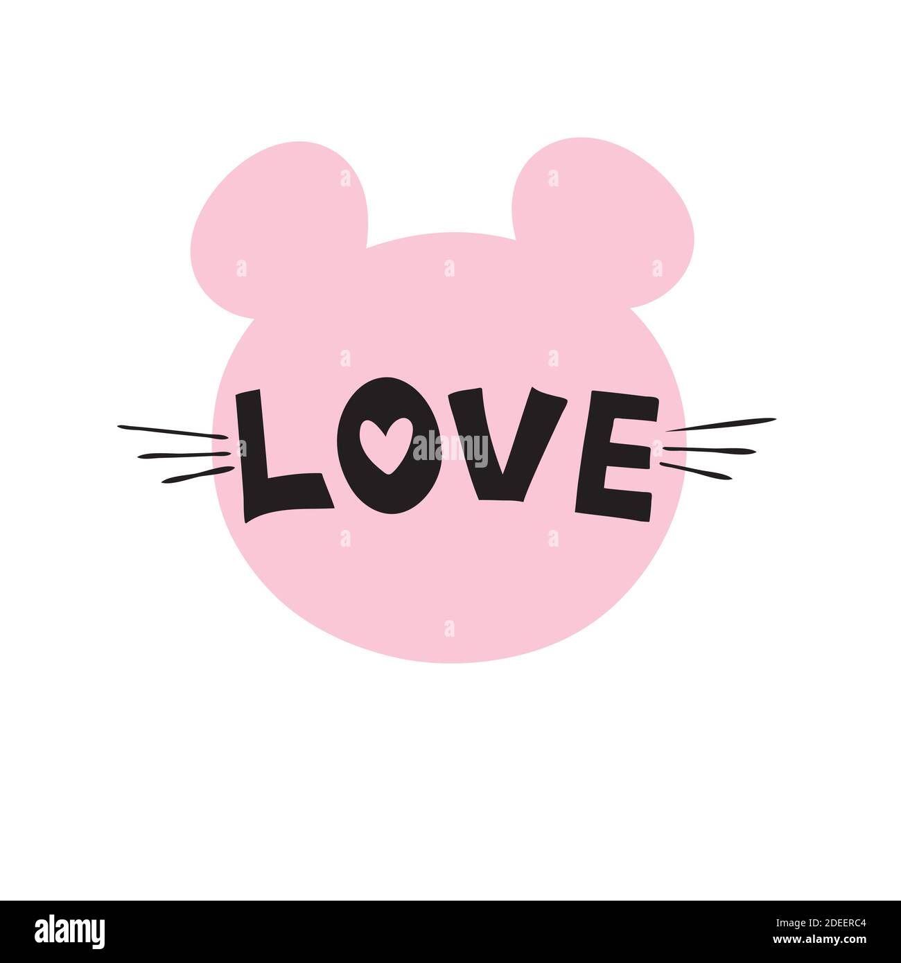 Logo-Vorlage mit niedlichen Maus. Vektor-Logo Design Mäuse Vorlage für ...