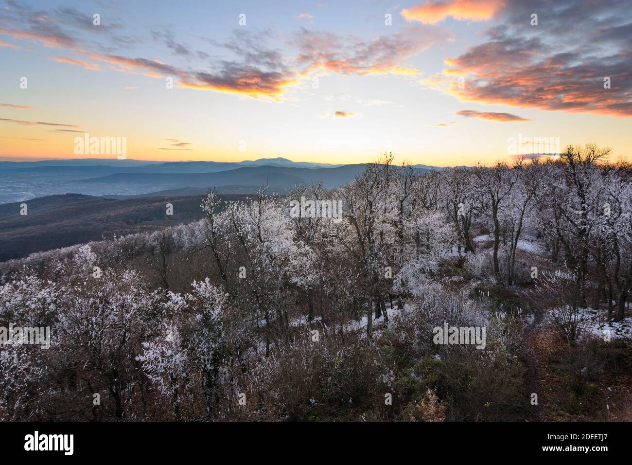 Sonnenuntergang im wienerwald -Fotos und -Bildmaterial in hoher ...