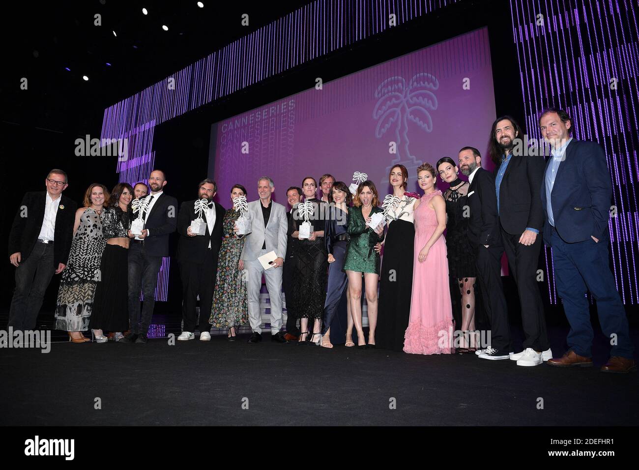 (L-R) Adele Vuko, Christiaan Van Vuuren, Sanne Nuyens, Bert Van Dael ...