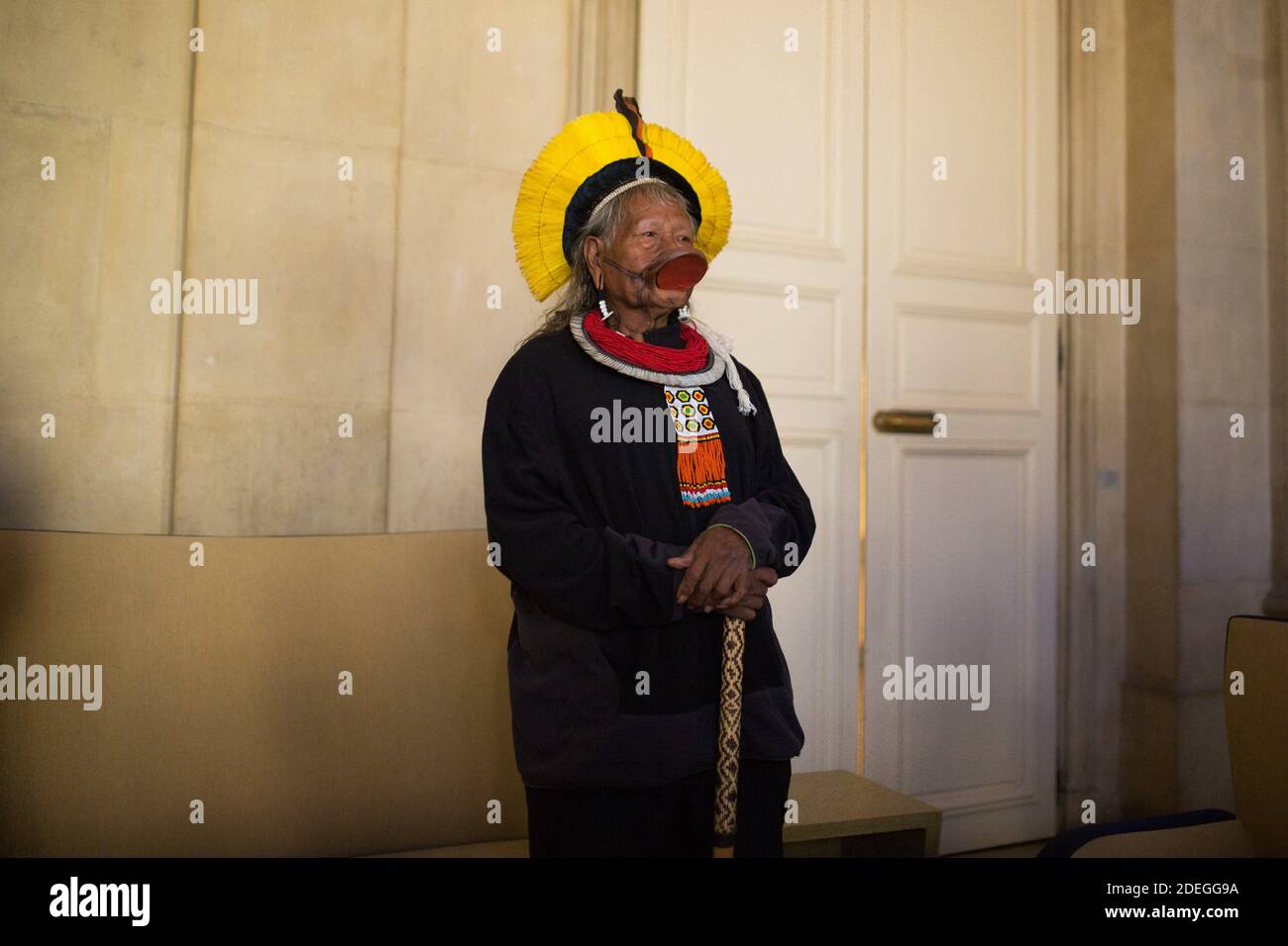 Raoni Metuktyre, Metuktyre, Kayapo Volksführer bekannt für den ...