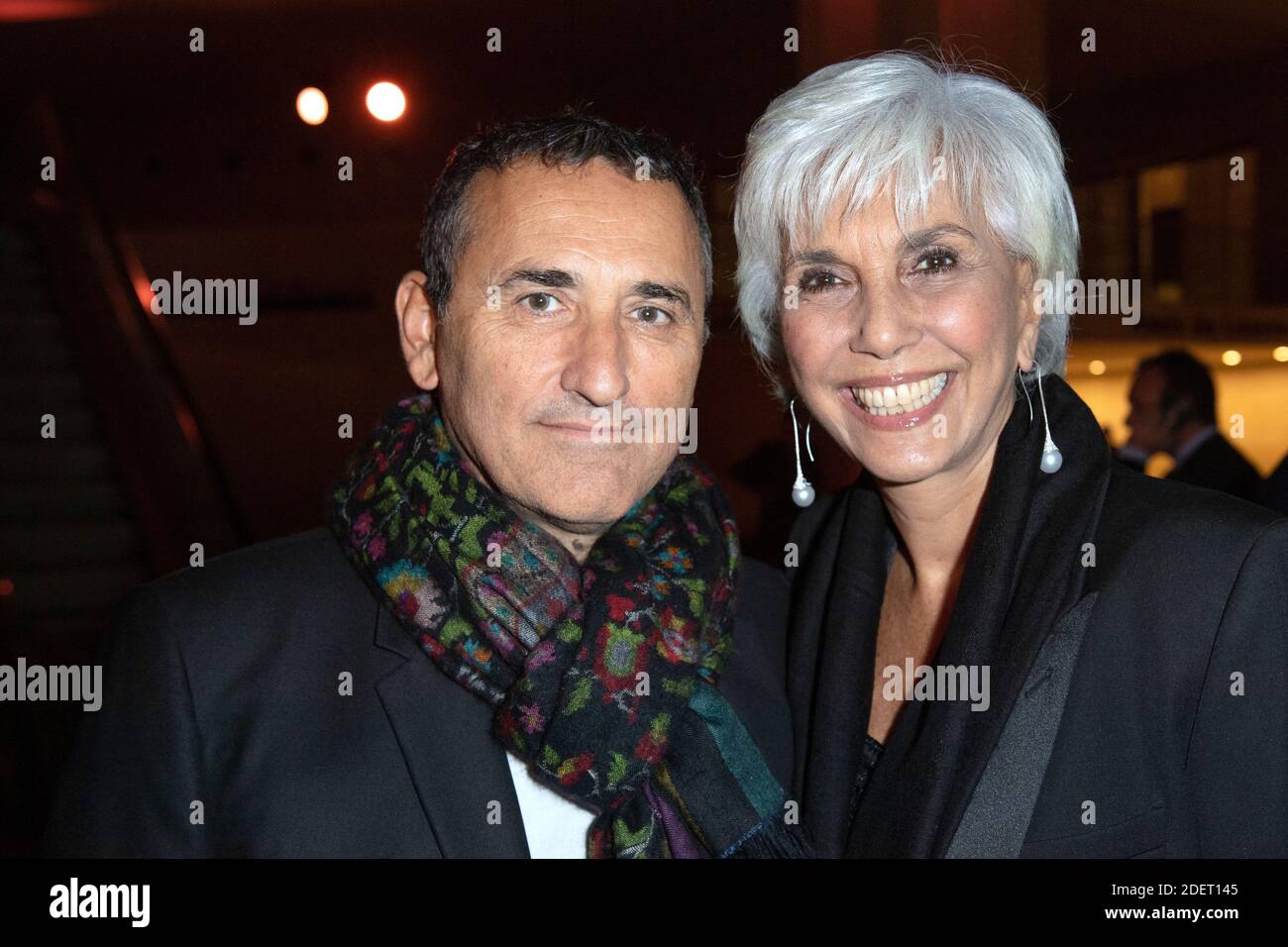 Pascal Houzelot und Linda Pinto nahmen am 19. November 2019 am Grand ...