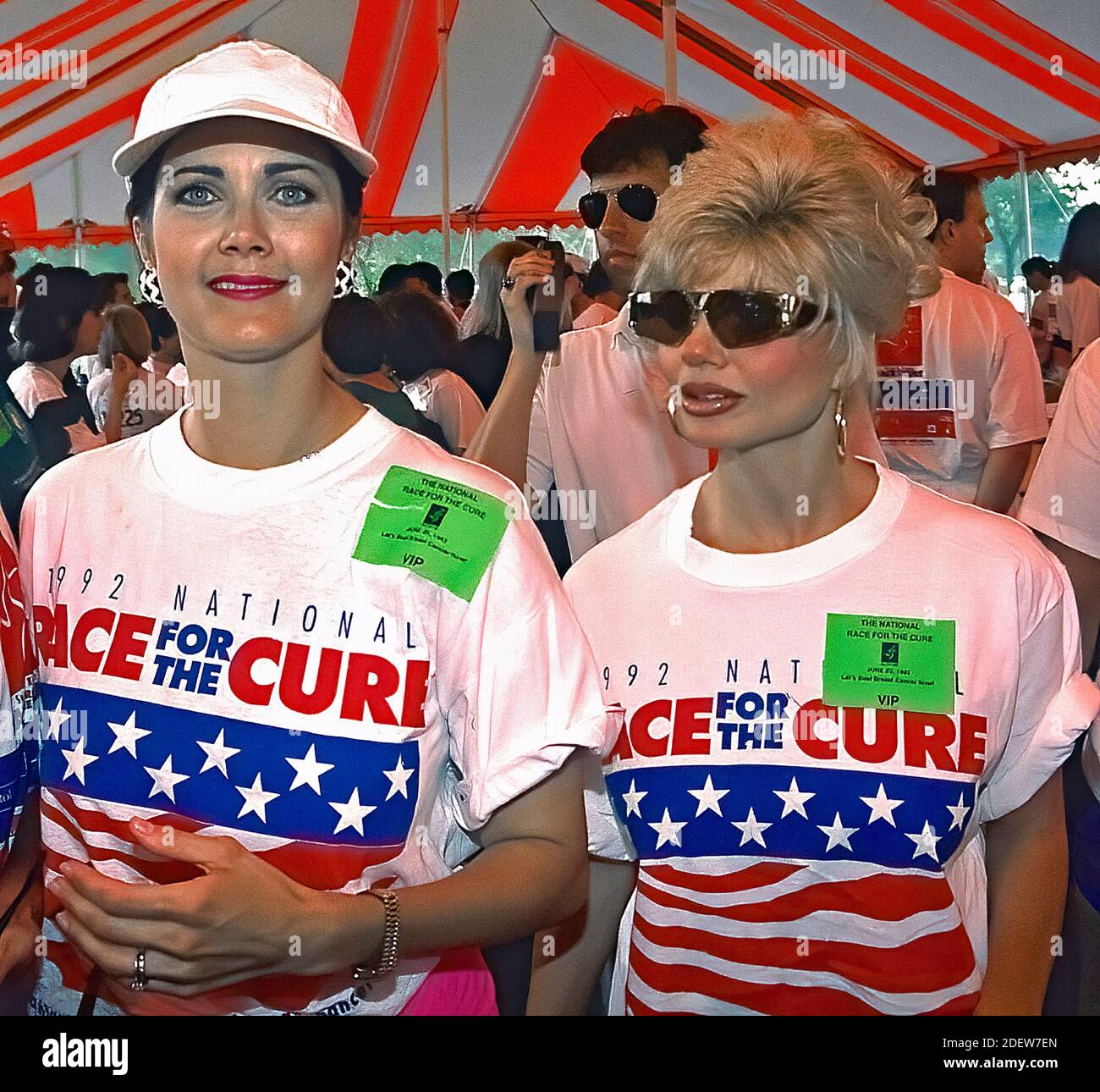 Washington DC, USA, 20. Juni 1992Actress Lynda Carter und Loni Anderson ...