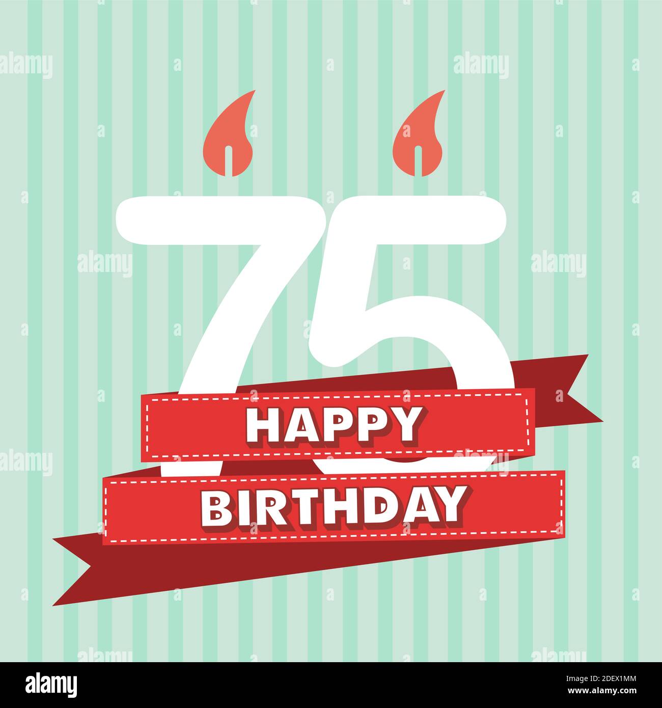 75 jahre alt Stock-Vektorgrafiken kaufen - Alamy