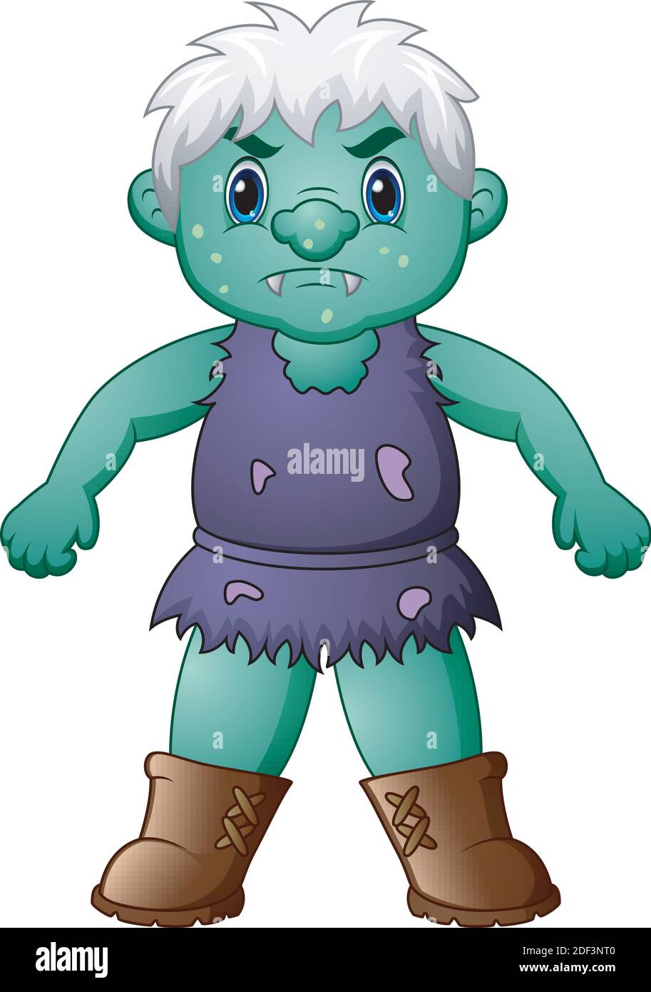 Vektor-Illustration von Giant Cartoon Stock-Vektorgrafik - Alamy