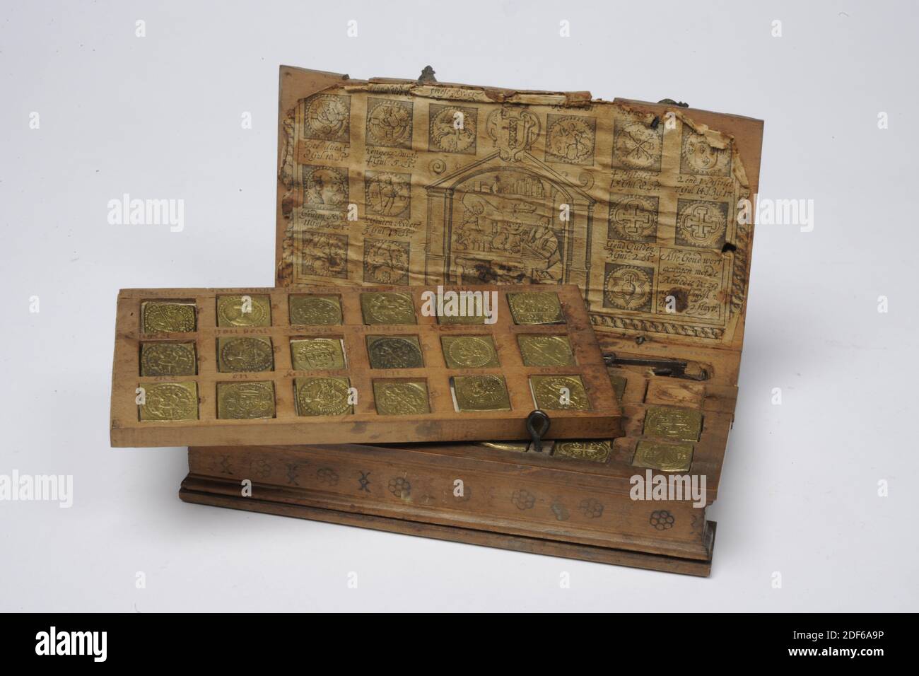 Jan Kaan, 1639, Kupfer, Seil, Holz, Eisen, Papier, Allgemein: 4 x 15.3 ...