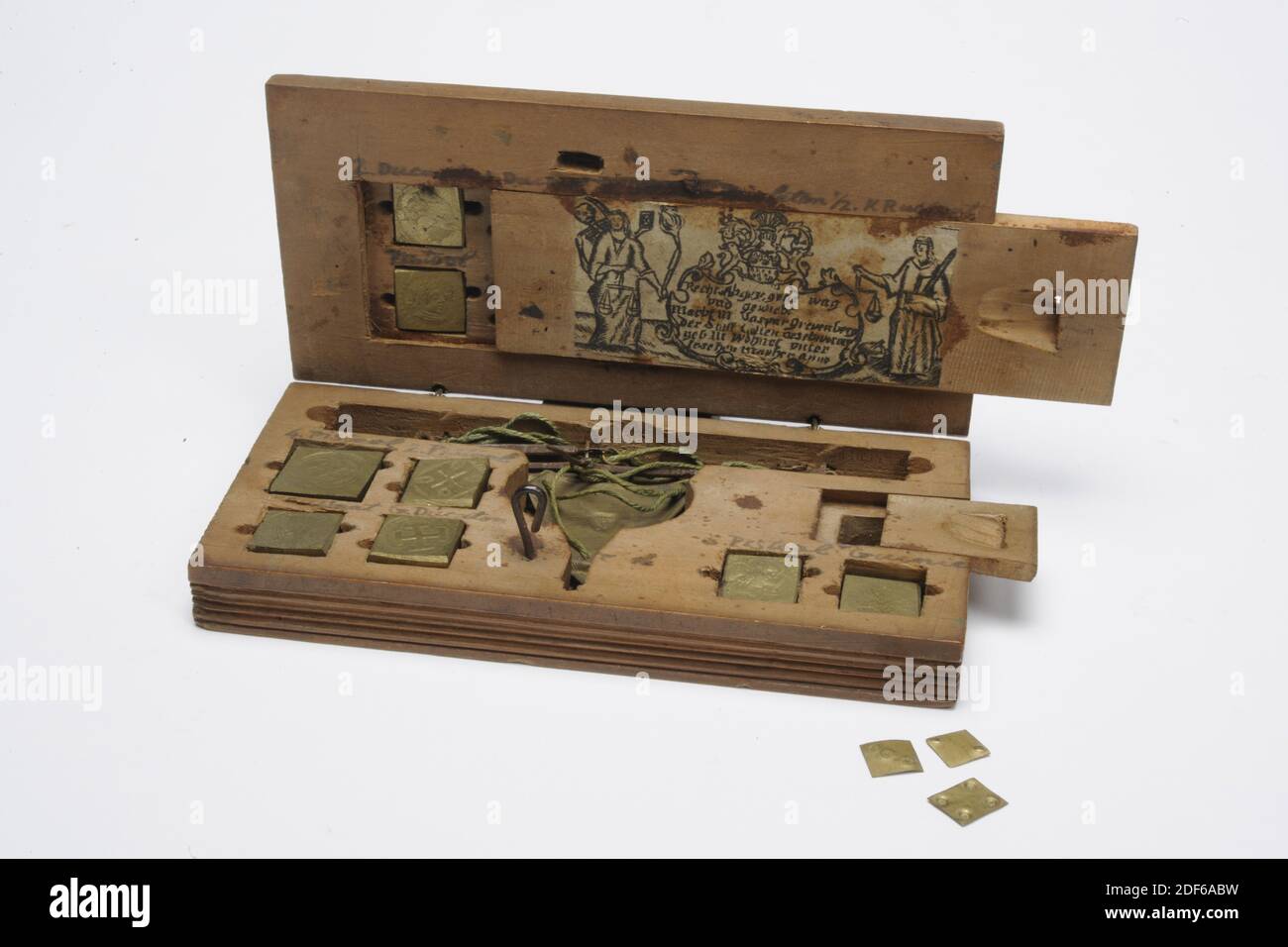 Jan Kaan, 1639, Kupfer, Seil, Holz, Eisen, Papier, Allgemein: 4 x 15.3 ...