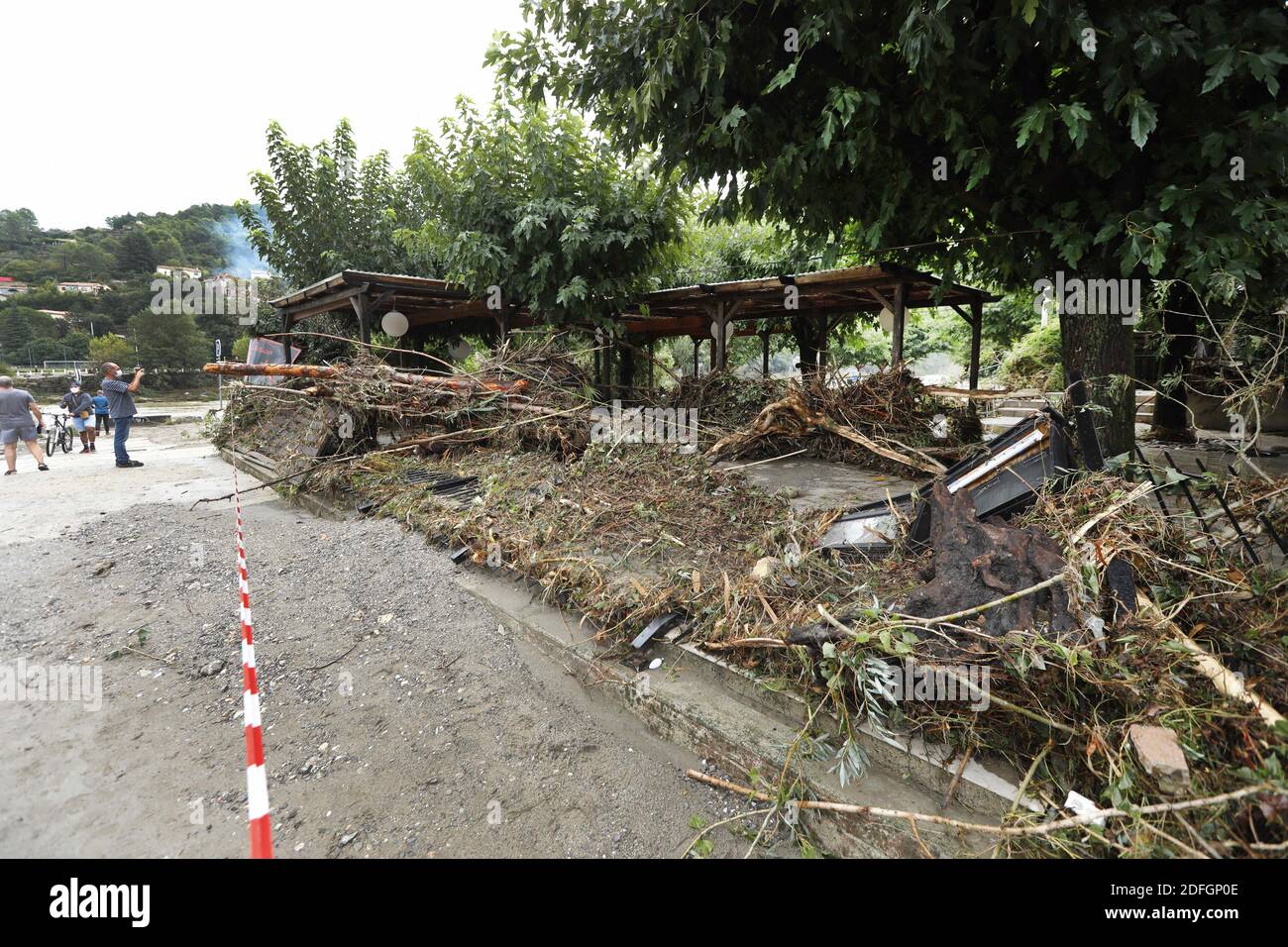 Anduze, France.20/09/2020.Anduze und die Cevennes waren den ganzen Samstag von heftigen ...